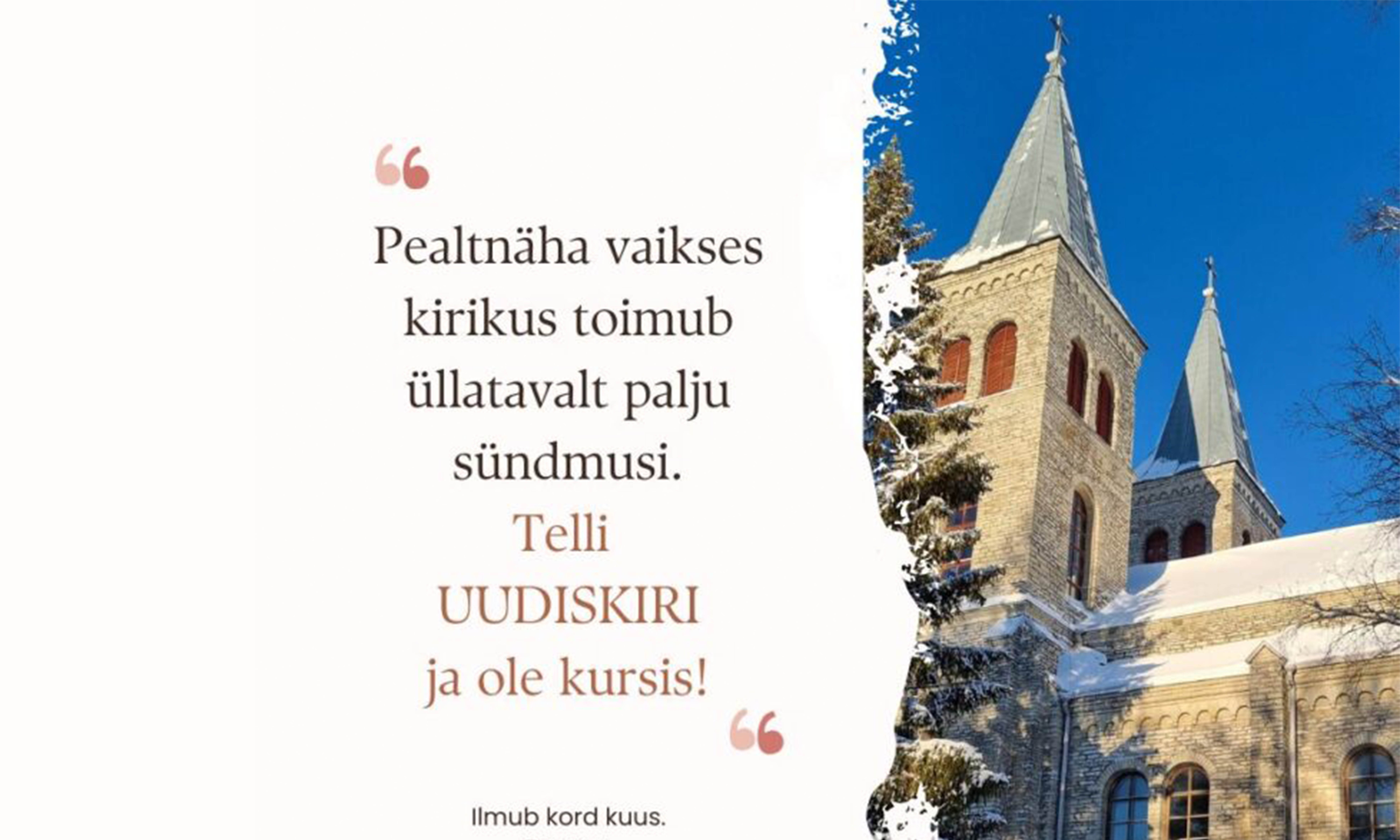 Uudiskiri hoiab kursis Rapla koguduse uudistega | Ajaleht Eesti Kirik