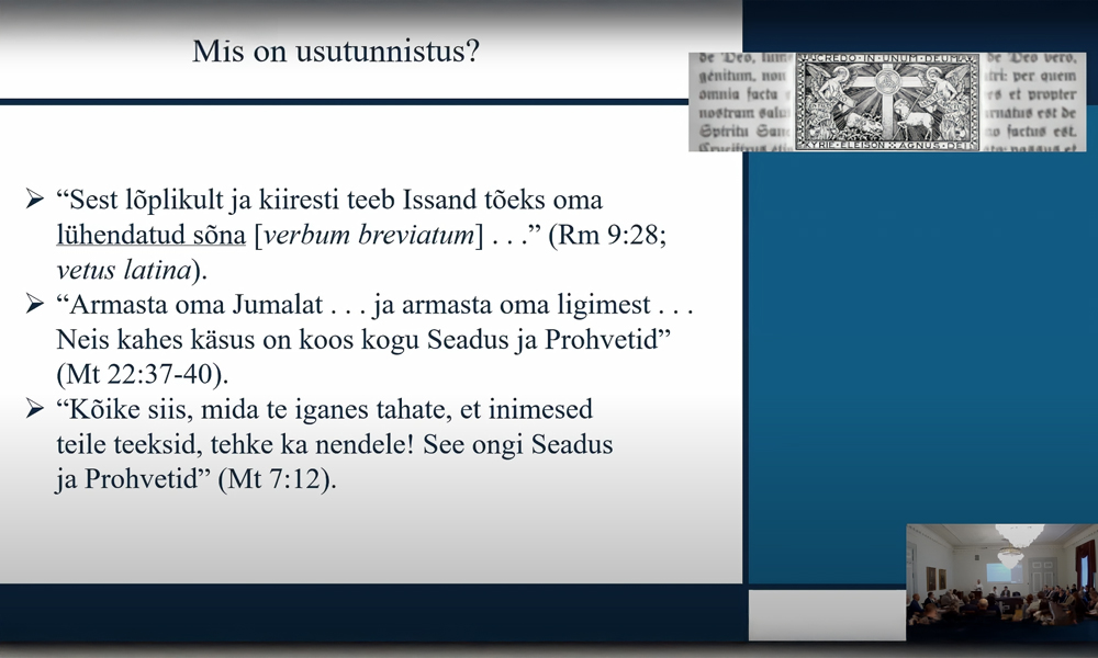 Tarmo Toomi ettekanne „325. aasta Nikaia sinodaalusutunnistus ja ...