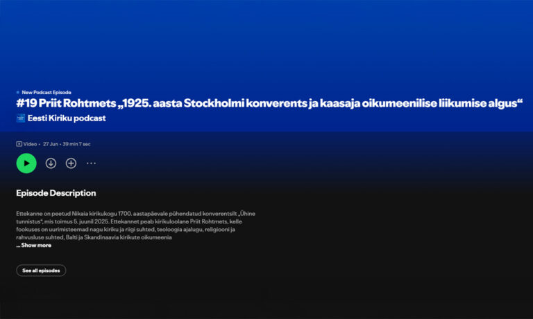 Ajaleht Eesti Kirik | Eesti Evangeelse Luterliku Kiriku ajaleht